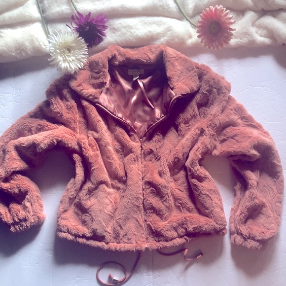 Jackets & Coats | Cupio Pink Faux Fur Fuzzy Jacket | Poshmark
